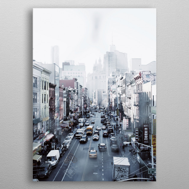 City view Landscapes Poster Print | metal posters - Displate